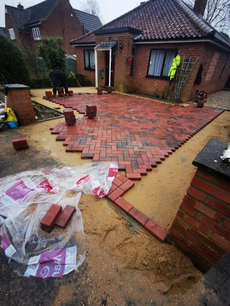 Brick Block Paving | Brick Weave Drives | Driveline Surfacing Ltd